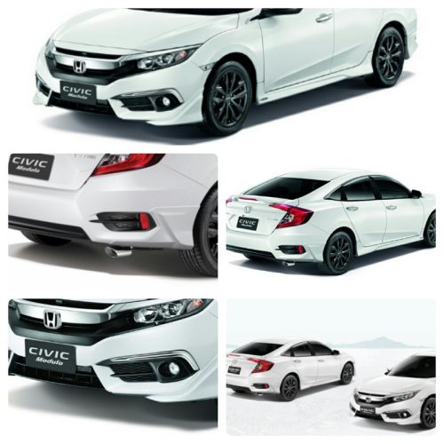 Buy Honda Civic Modulo Body Kit 6PCS ABS Plastic 2016-2021 Online in ...