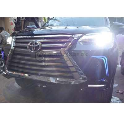 Toyota Fortuner LED Fog Lamp Covers 2018-2021 - Autostore.pk