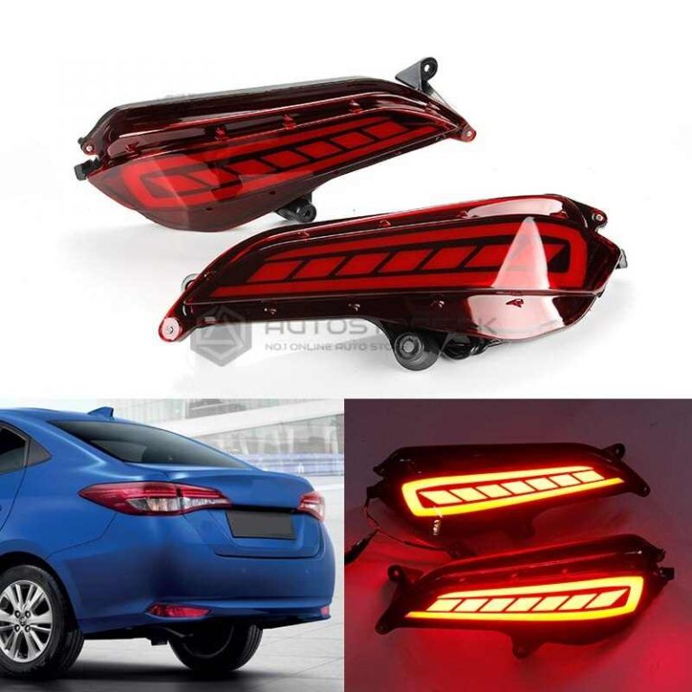 Toyota Yaris Rear Bumper LED Reflector Light 2020-2023 - Autostore.pk