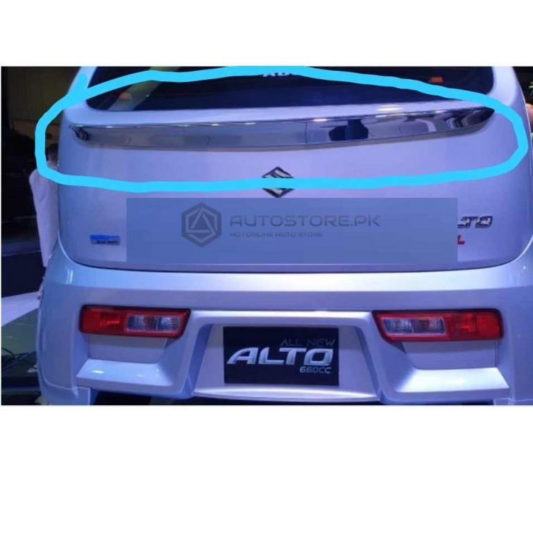 Suzuki Alto Rear Trunk Chrome Garnish 2019-2020 - Autostore.pk