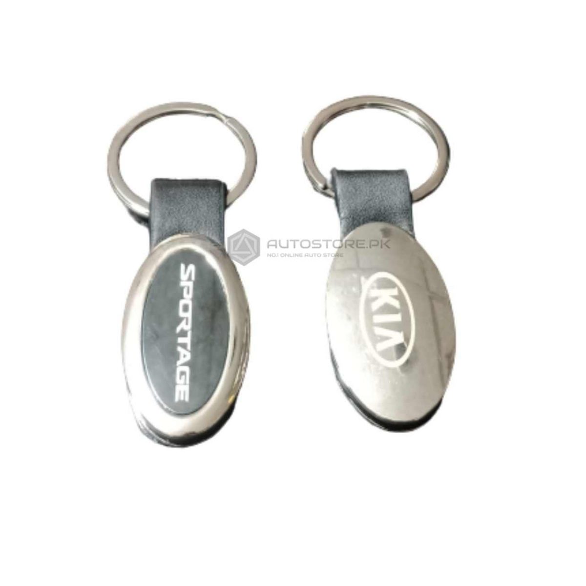 Kia Sportage Logo Metal Key Chain V2 2019-2021 - Autostore.pk