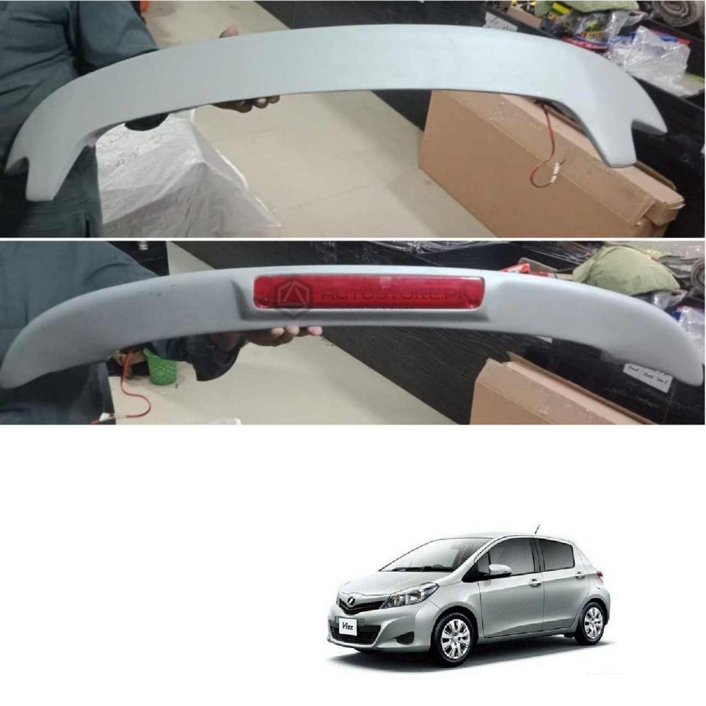 Toyota Vitz Trunk Spoiler with LED 2016-2020 - Autostore.pk