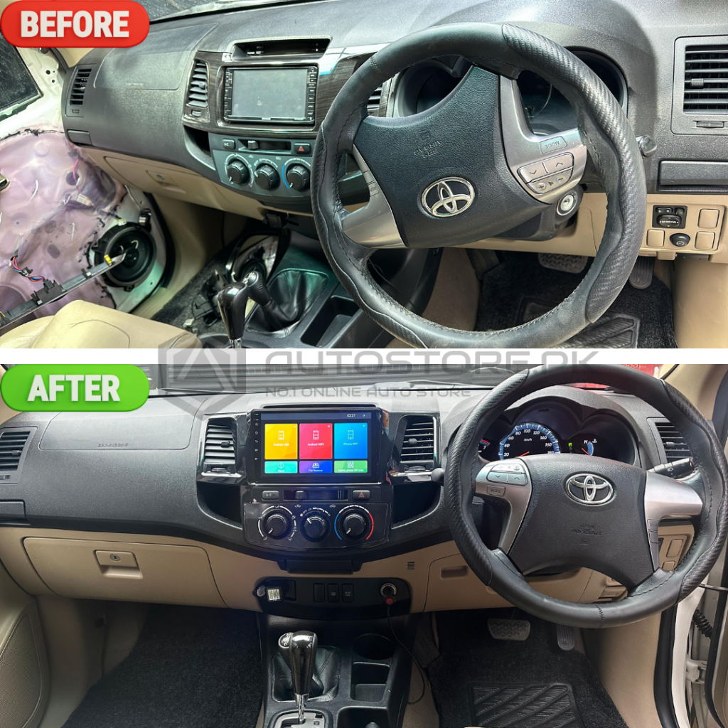 Toyota Fortuner Multimedia Android System (2013-2015)