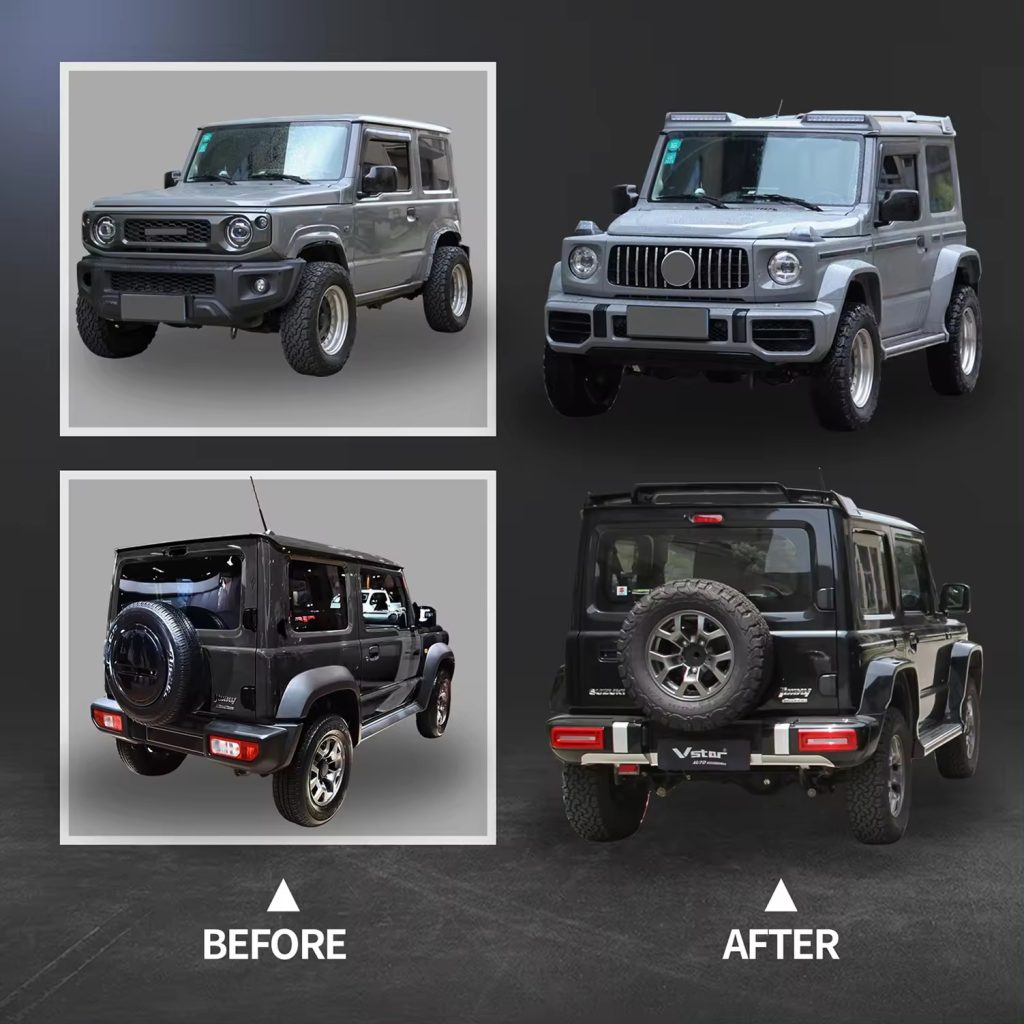 Suzuki Jimny to Mercedes G Wagon Conversion - Autostore.pk