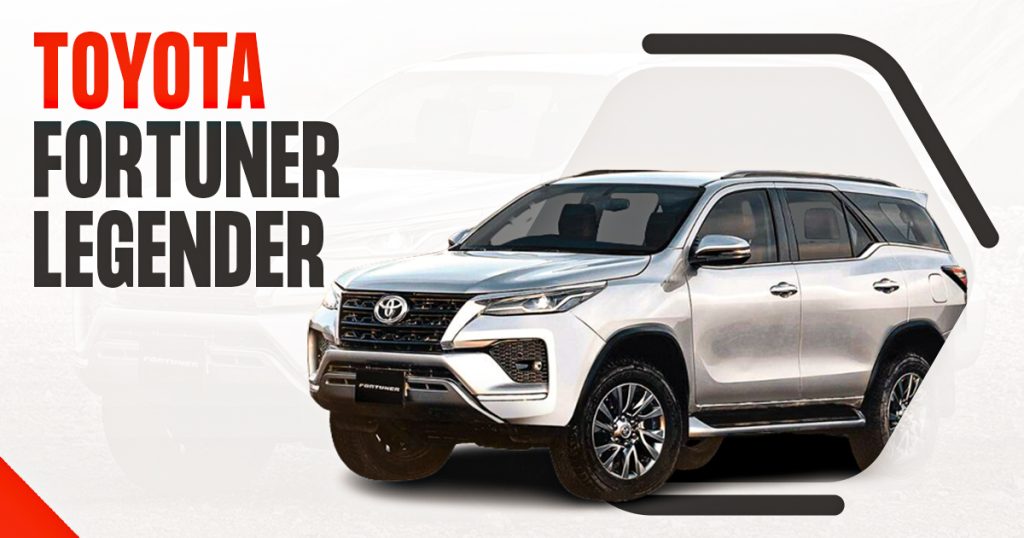 A Sporty Look Toyota Fortuner Legender's Features and Specifications