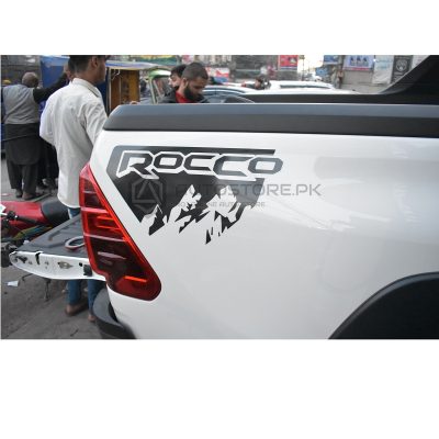 Hilux Rocco Graphics Vinyl Decal Trunk Decor Black Sticker V2