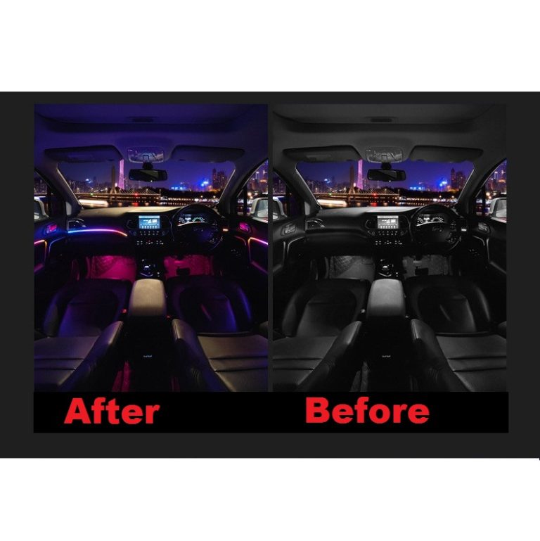 Universal Car Interior LED Atmosphere | Ambient Light 64 Colors 18 in 1 ...