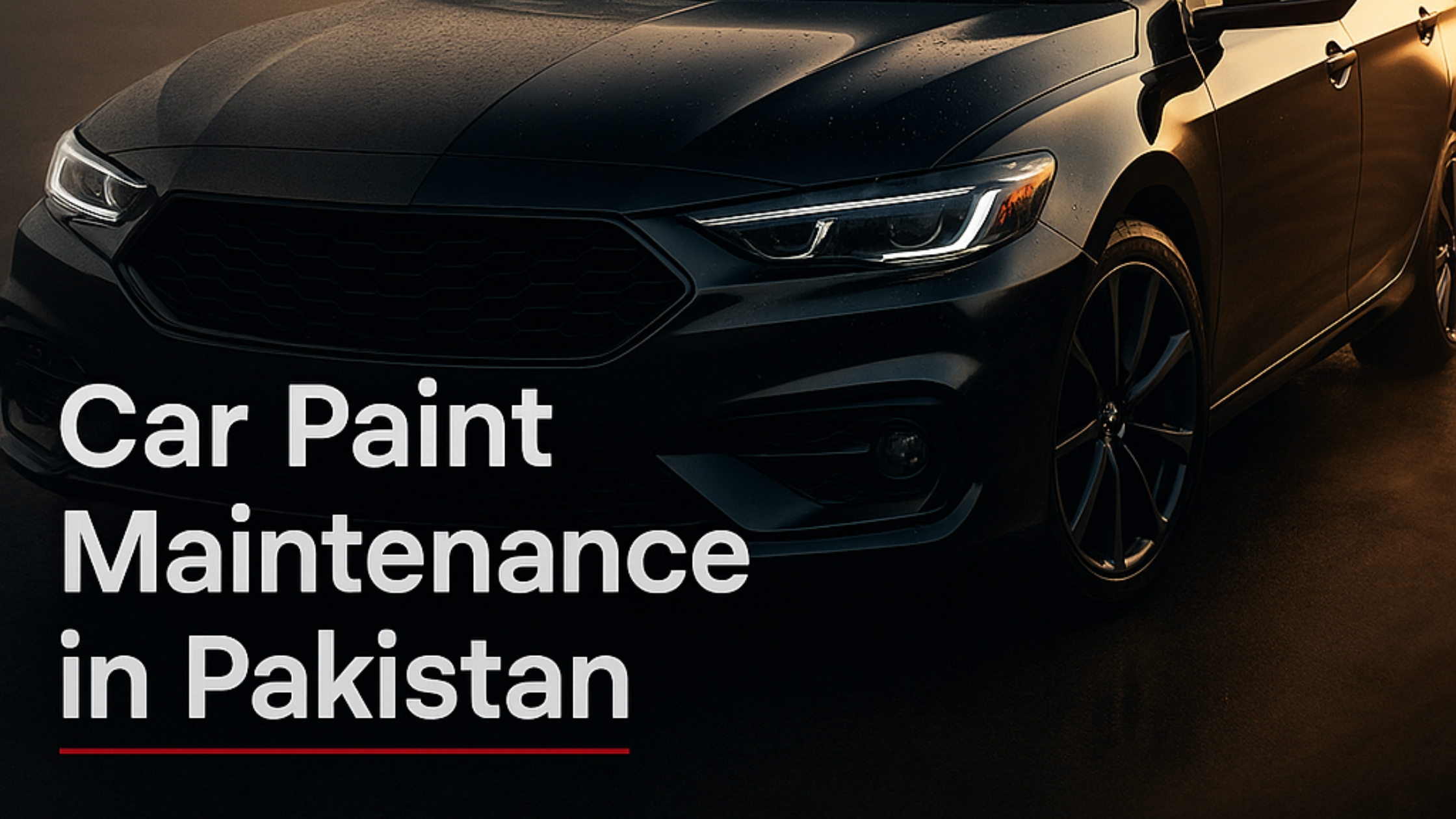 Car Paint Maintenance: Pro Tips for Pakistani Weather