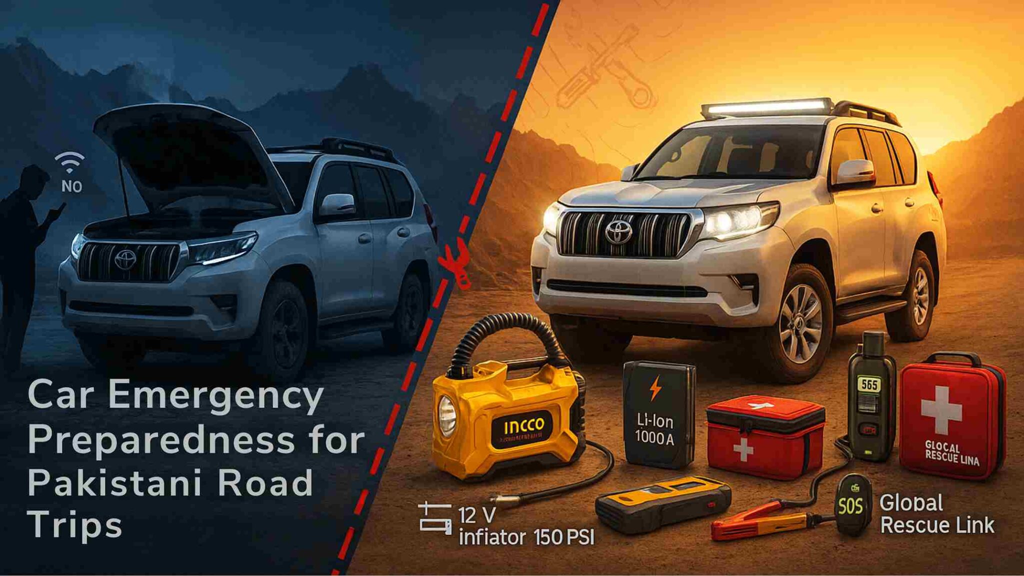 Car Road Trip Emergency Pakistan - Autostore.pk
