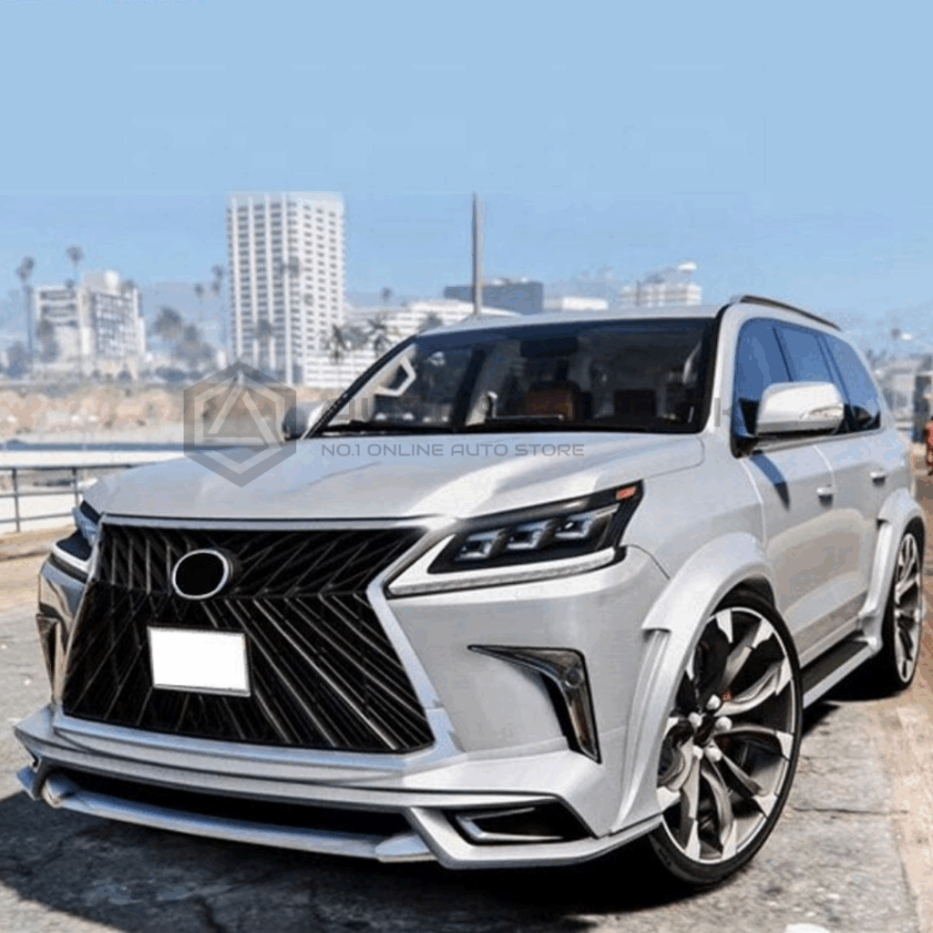 Lexus LX570 Wald Style FRP Material W/O Chrome Body Kit 2015-2021 ...