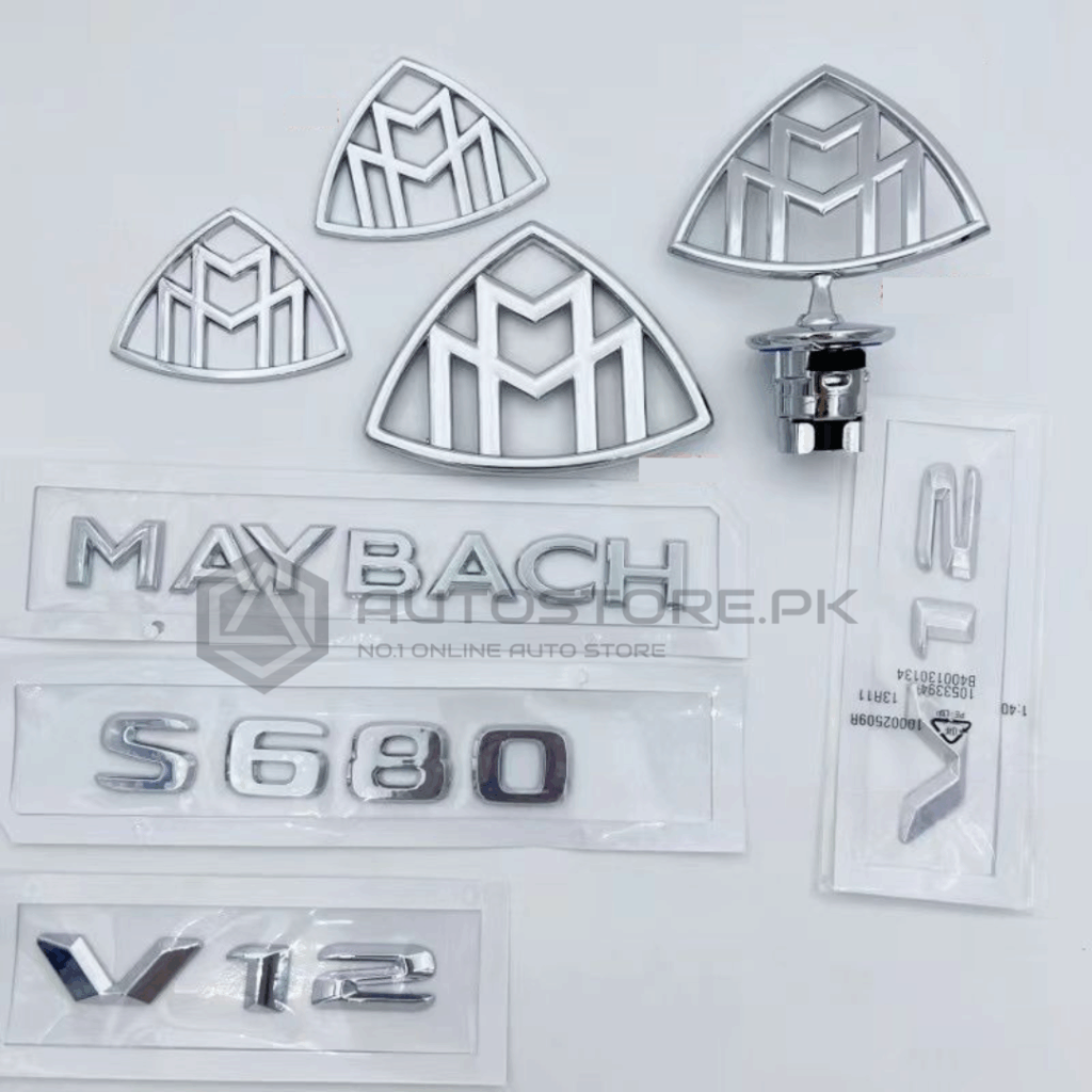 Mercedes-Benz MAYBACH S680 Chrome Logo Kit - Autostore.pk