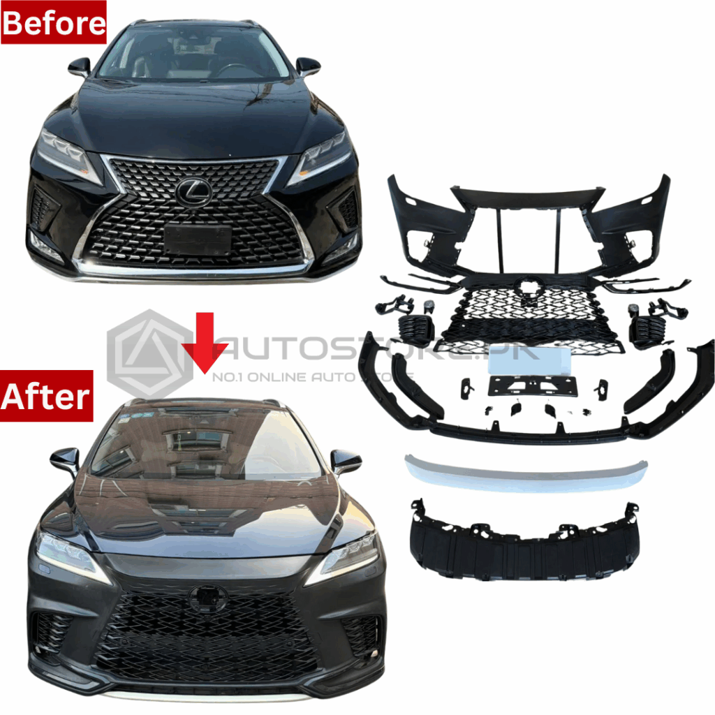 Lexus RX 2016-2022 Upgrade | Body Kit To Lexus RX 2023 F Sport Front ...