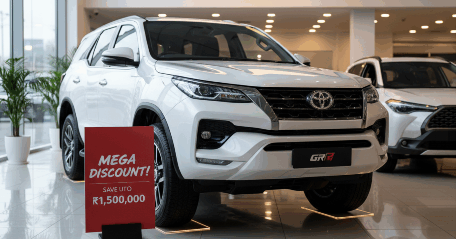 Fortuner Price in Pakistan 2026: Rs 2.5M Discount - Autostore.pk